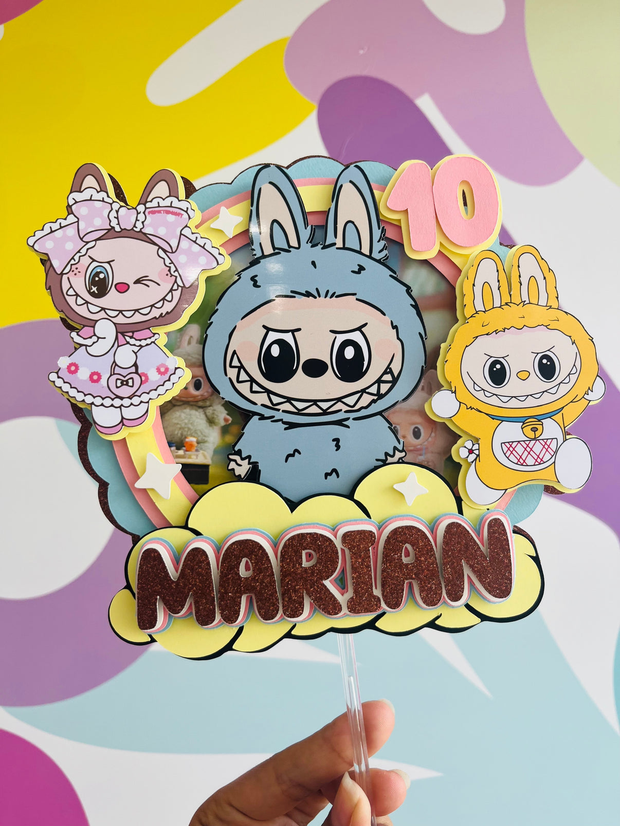 Labubu Cake Topper Design – Jeza Shop