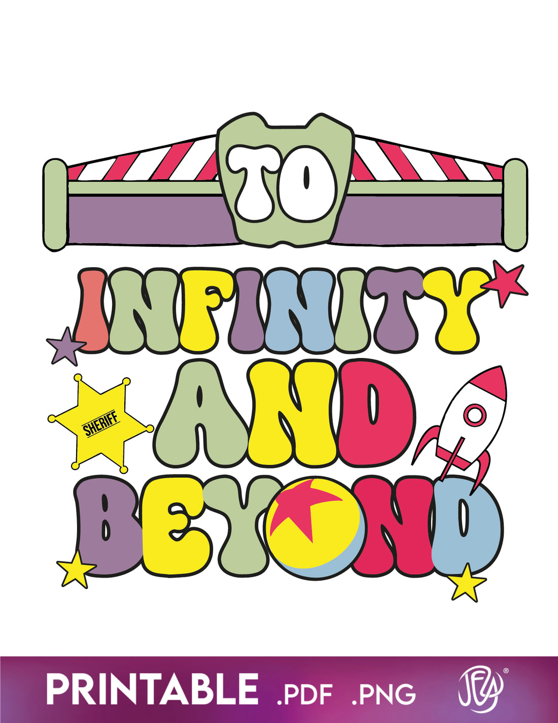 To infinity and beyond design – Jeza Shop